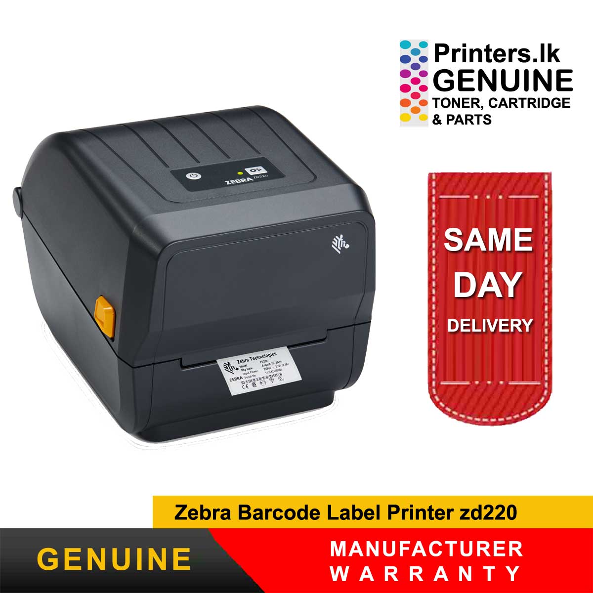 Zebra Barcode Label Printer Zd220 Available Official Store Sri Lanka