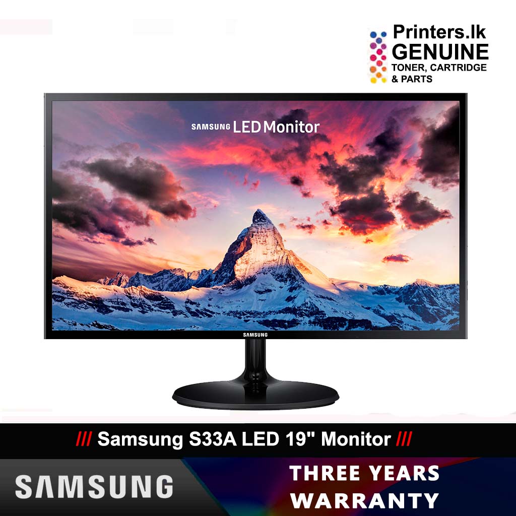 Samsung S33A LED 19" Monitor | Rs.22,300/= | Three years warranty